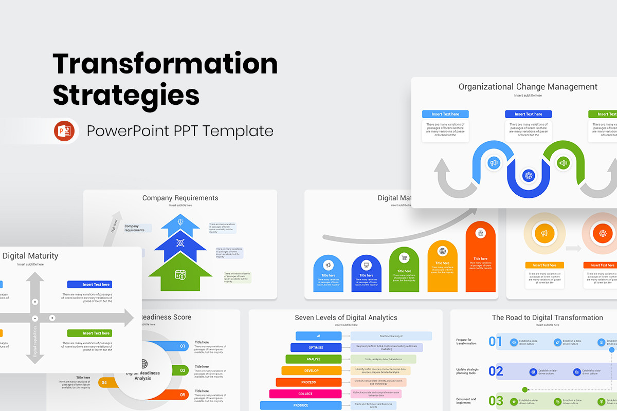 Transformation Strategies PowerPoint Template | Nulivo Market